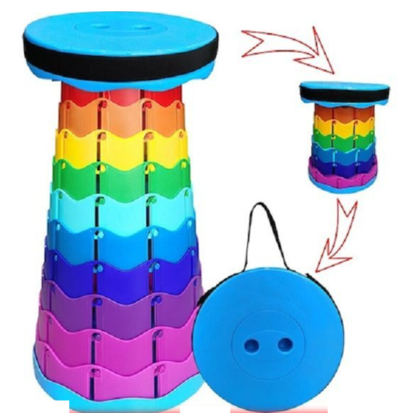 Scaun pliabil portabil, retractabil, telescopic, pentru exterior ...